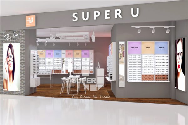 Modern Optical Modular Furniture Design - One-Stop Eyeglasses Display ...