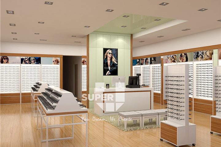 Wood Retail Optical Store Design - Eyewear Store Interior Design, Optical Shop Design Ideas