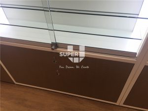 Locking Sunglass Display Wall with Storage Drawers and Lights ...
