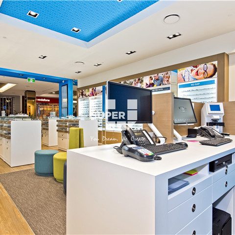 Modern Optical Shop Design - Eyewear Store Interior Design, Optical ...